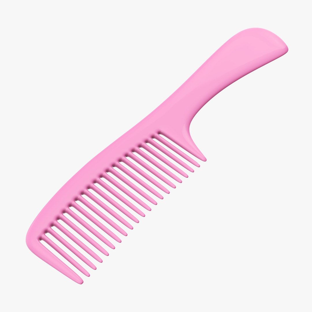Hair comb wide 3D model - TurboSquid 1585382