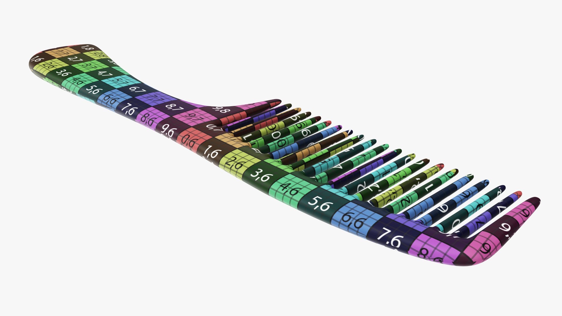 Hair comb wide 3D model - TurboSquid 1585382