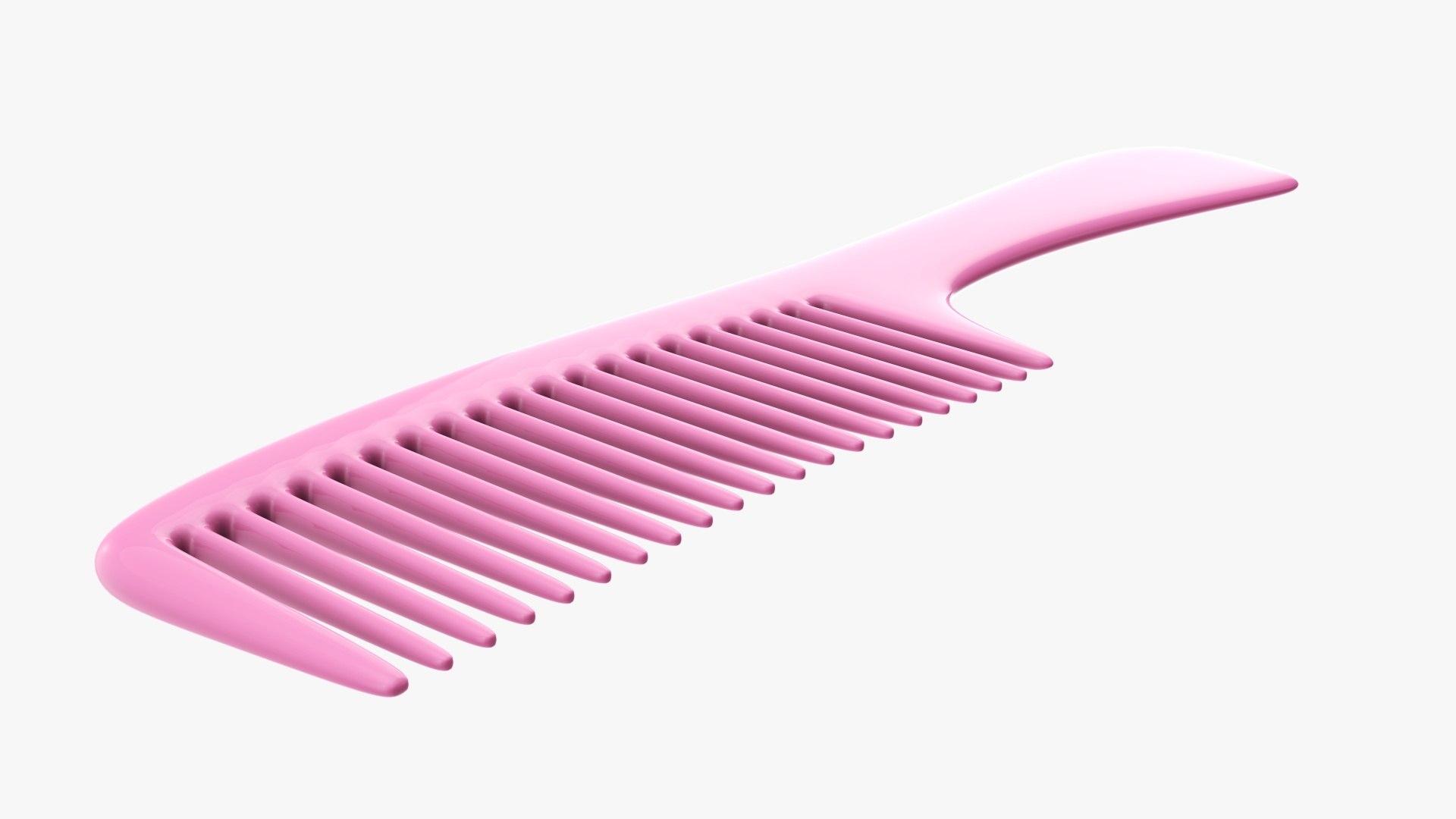 Hair comb wide 3D model - TurboSquid 1585382