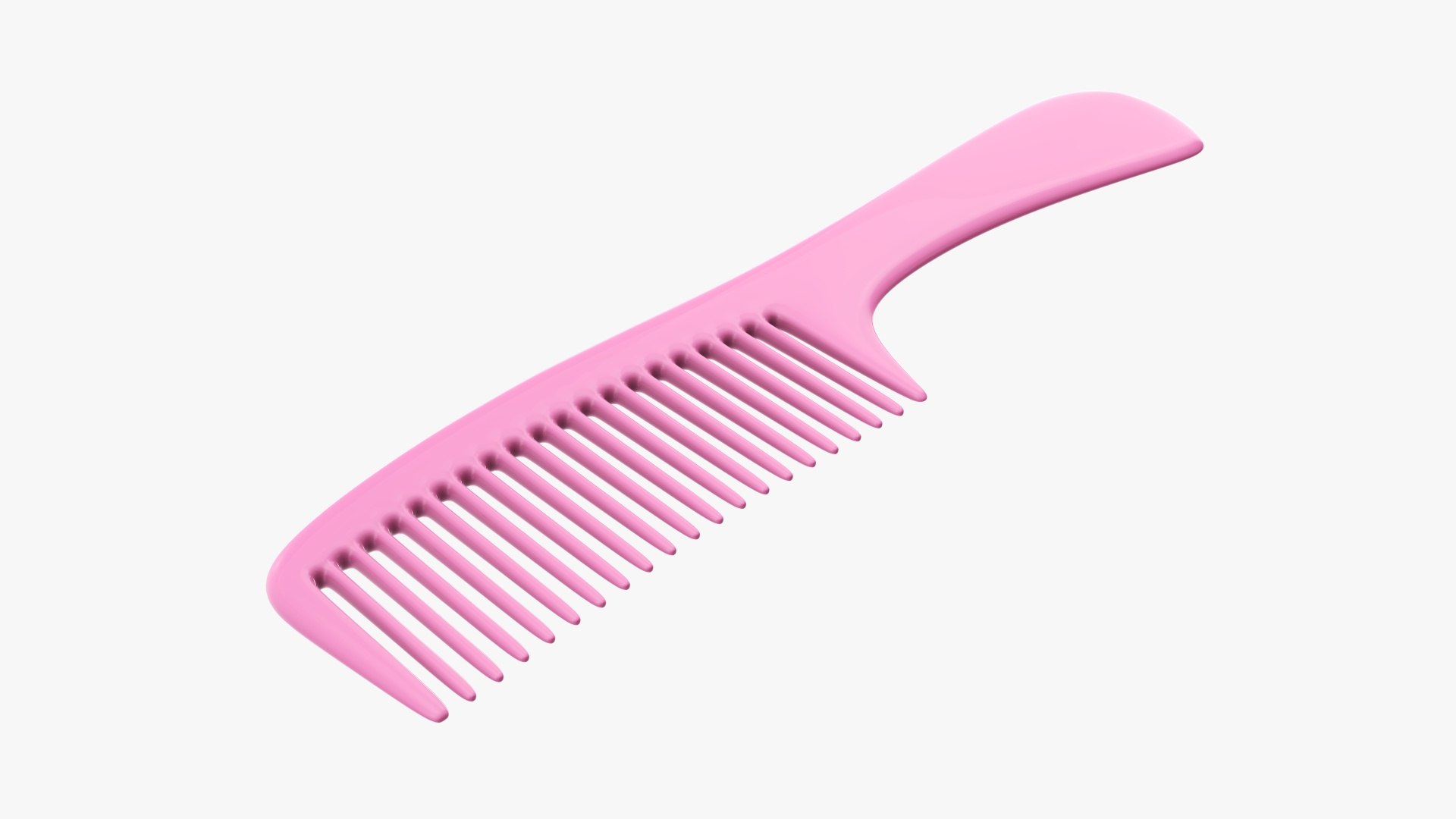 Hair comb wide 3D model - TurboSquid 1585382