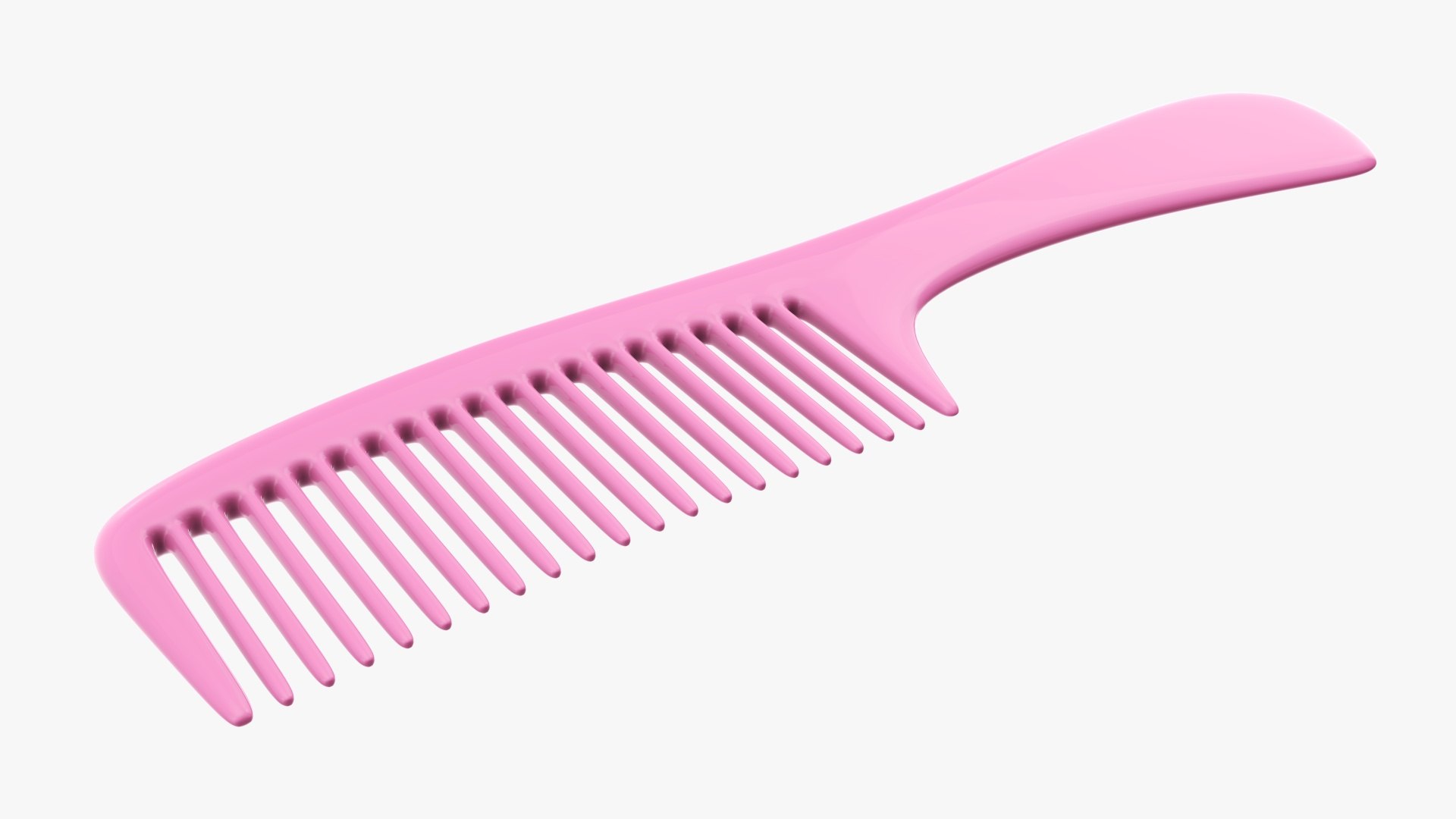Hair comb wide 3D model - TurboSquid 1585382
