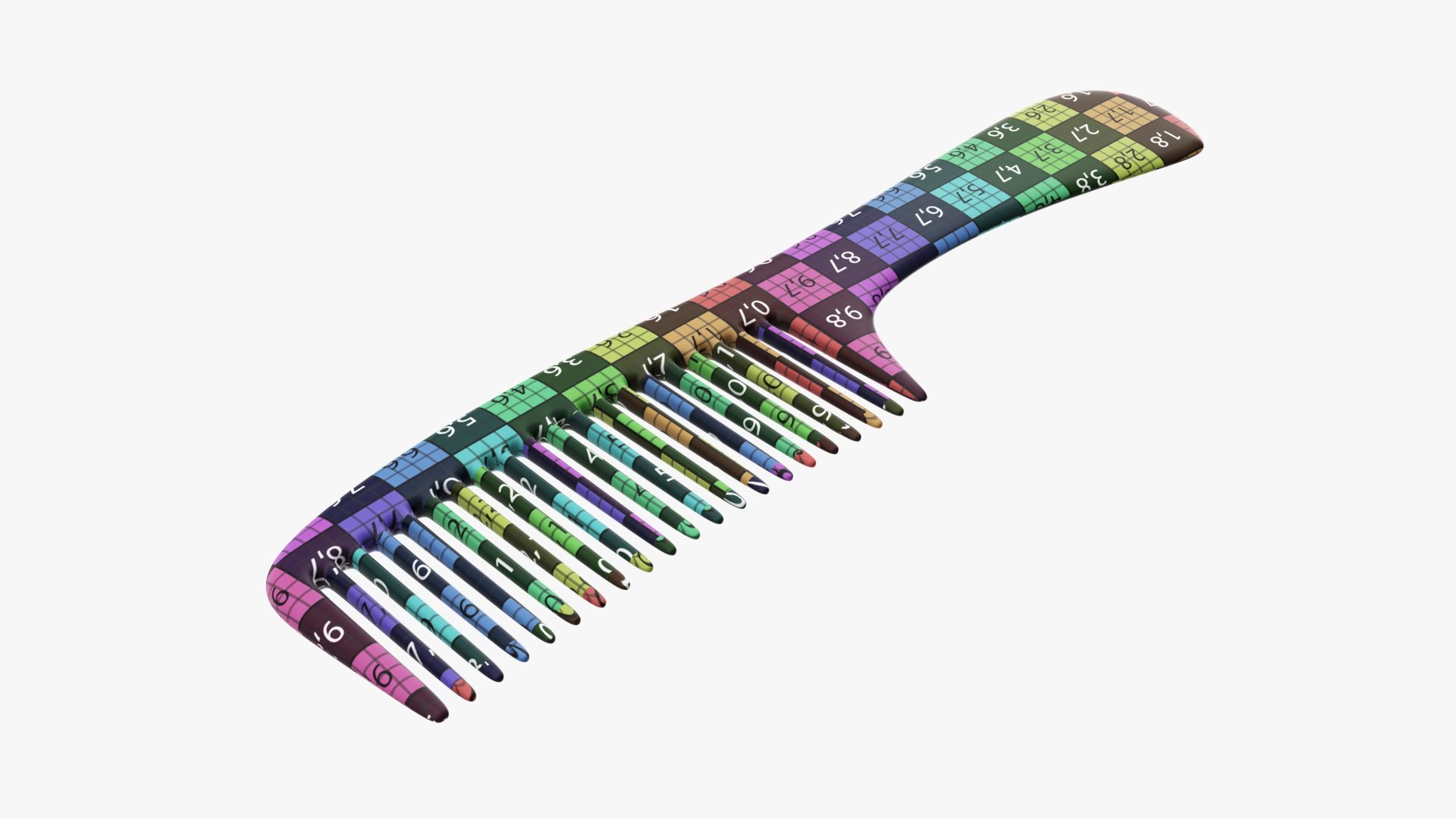 Hair comb wide 3D model - TurboSquid 1585382