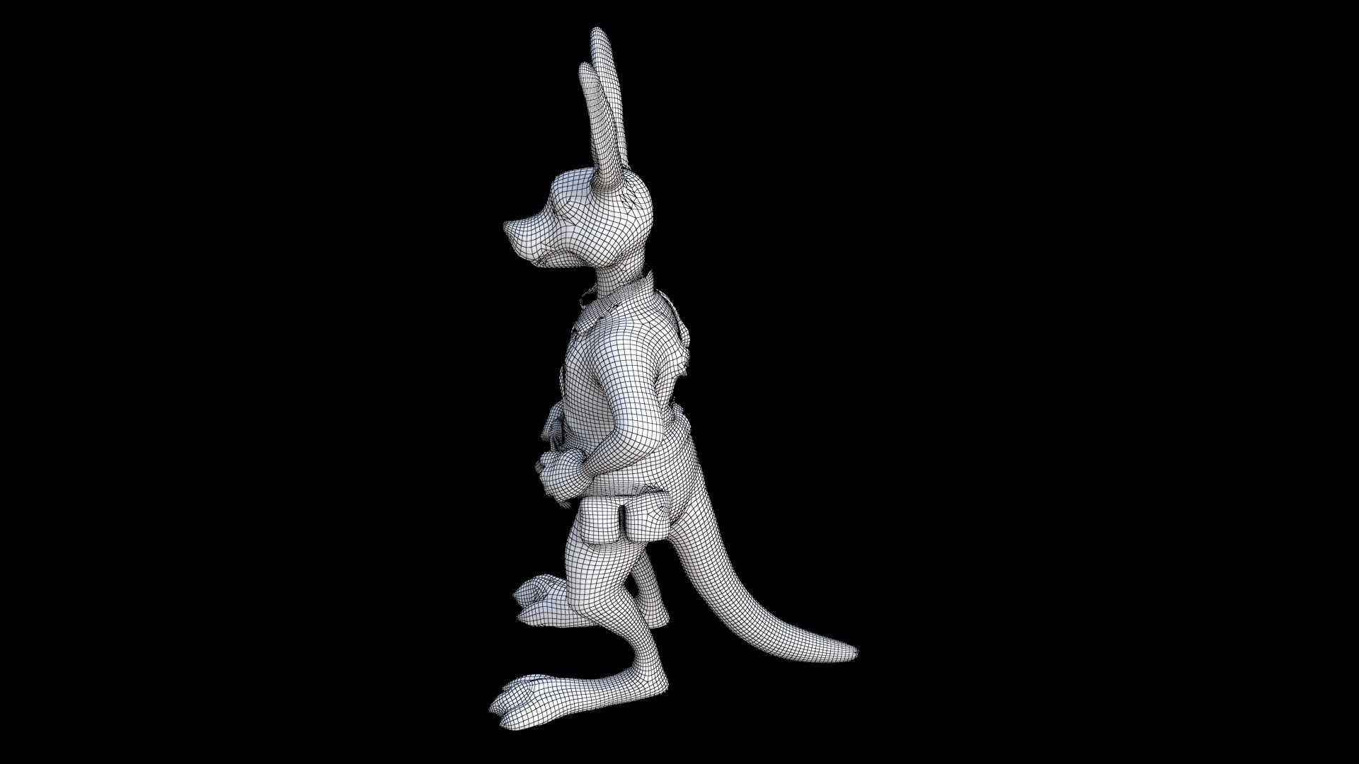 3D Kangaroo Model - TurboSquid 2338529