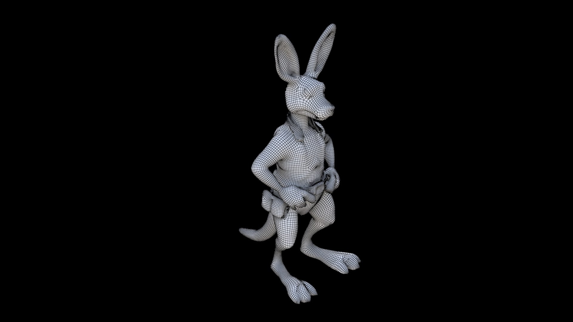 3D Kangaroo Model - TurboSquid 2338529