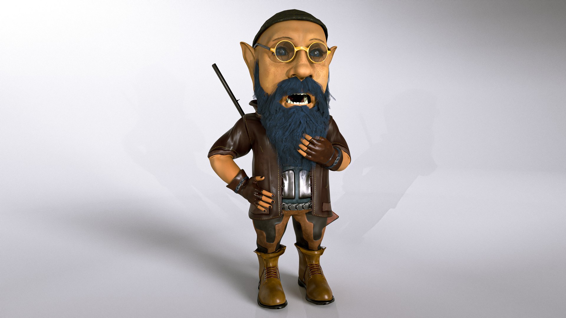 Stylized Dwarf 3D Model - TurboSquid 2067749
