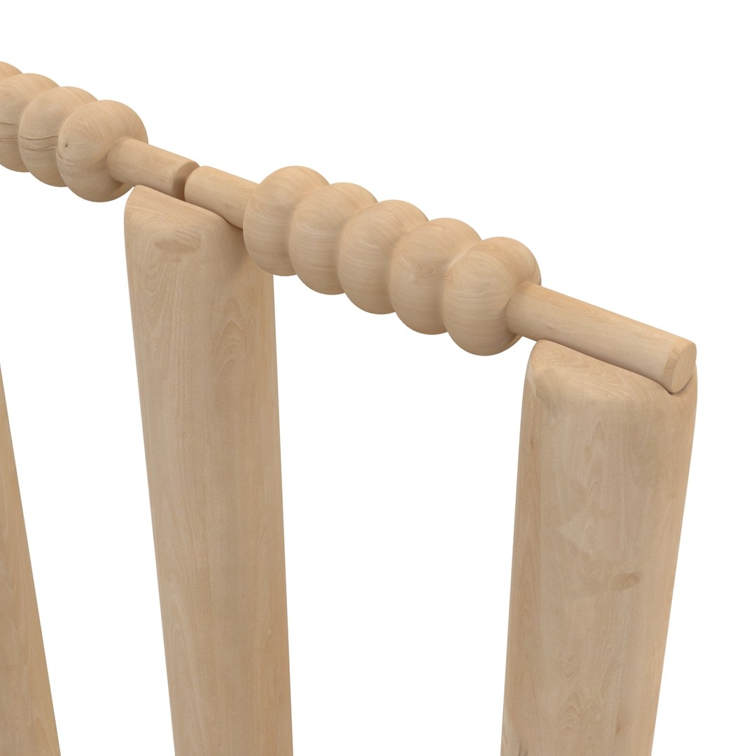 Cricket Wicket 3d Model