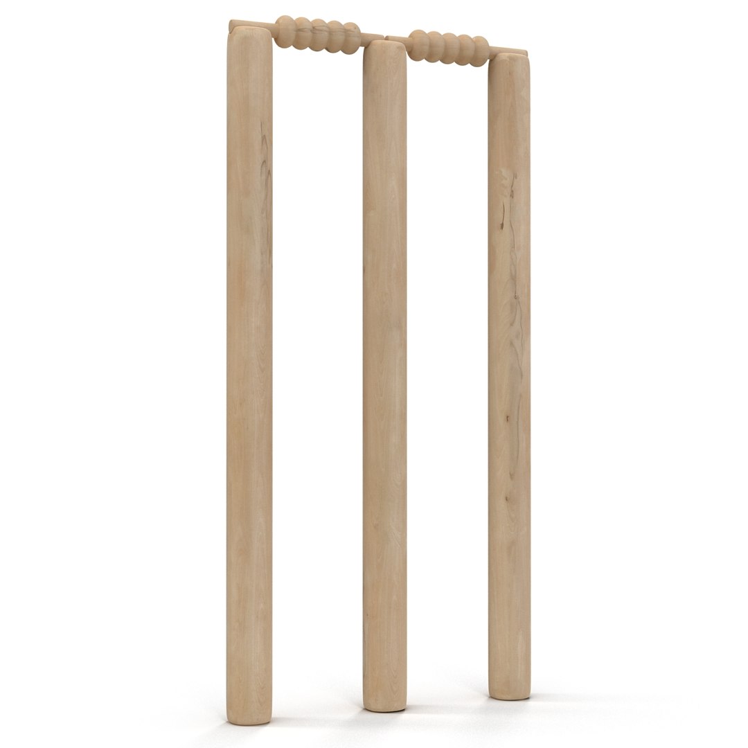 Cricket Wicket 3d Model