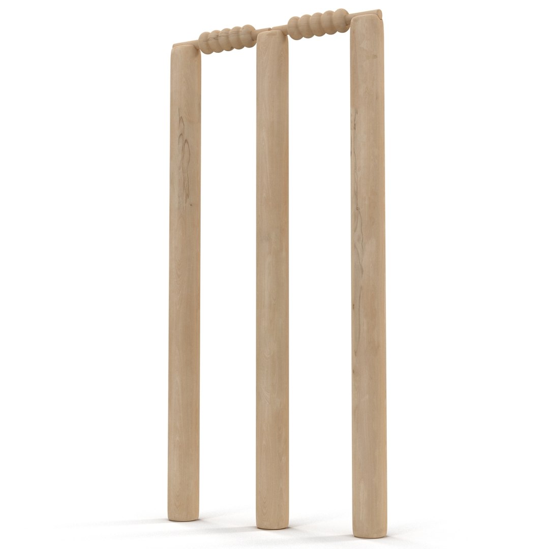 Cricket Wicket 3d Model
