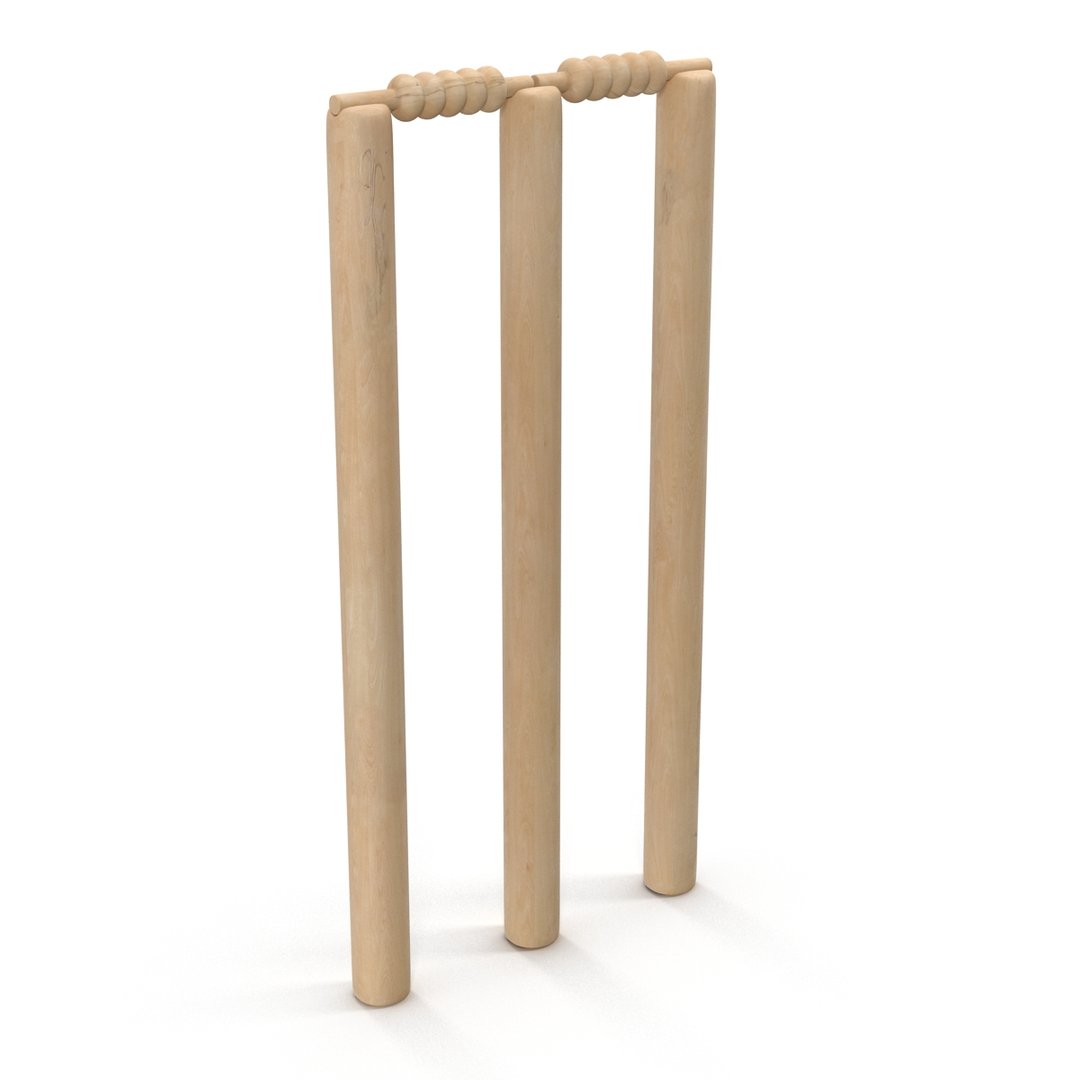 Cricket Wicket 3d Model