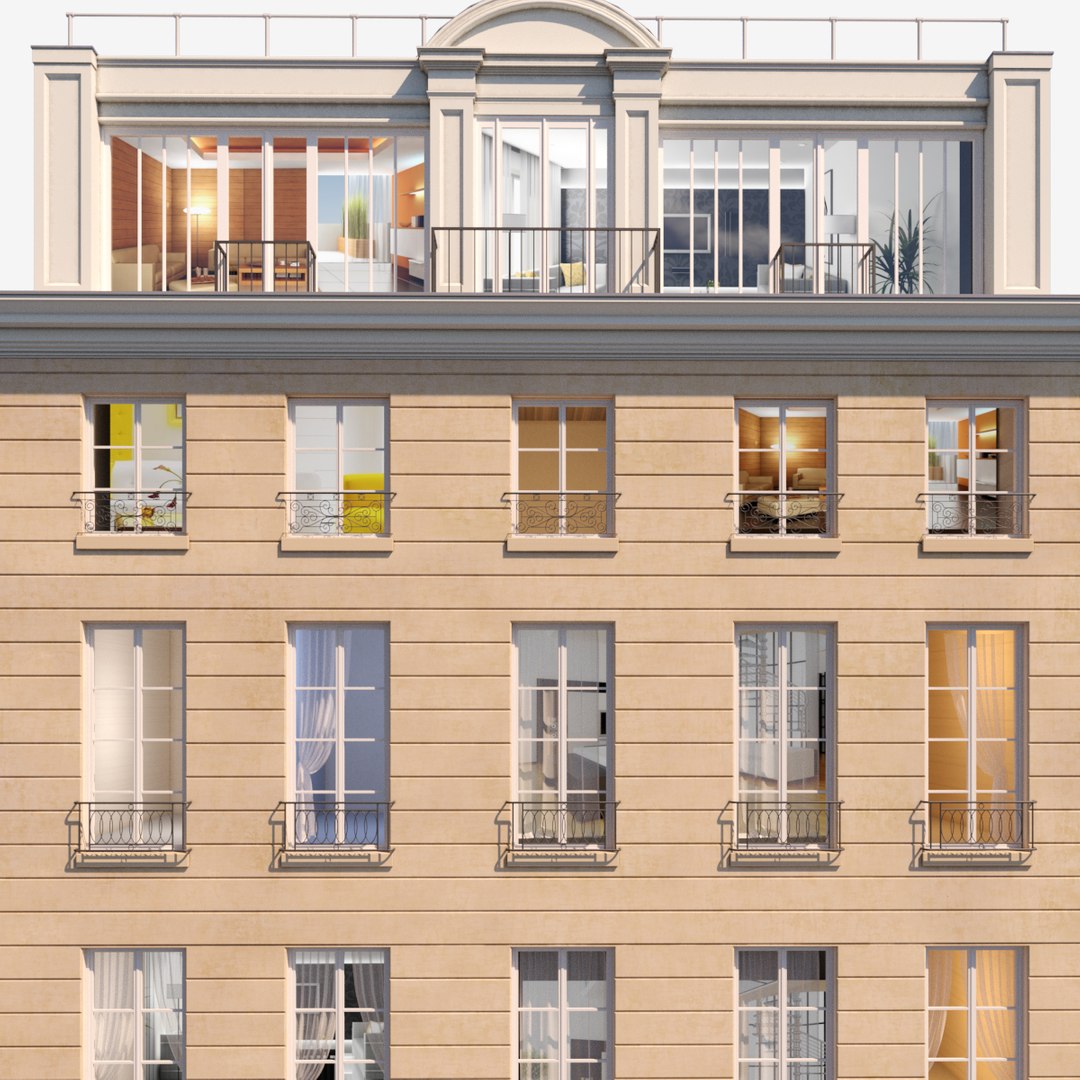 3D Building Walls Model - TurboSquid 1471404