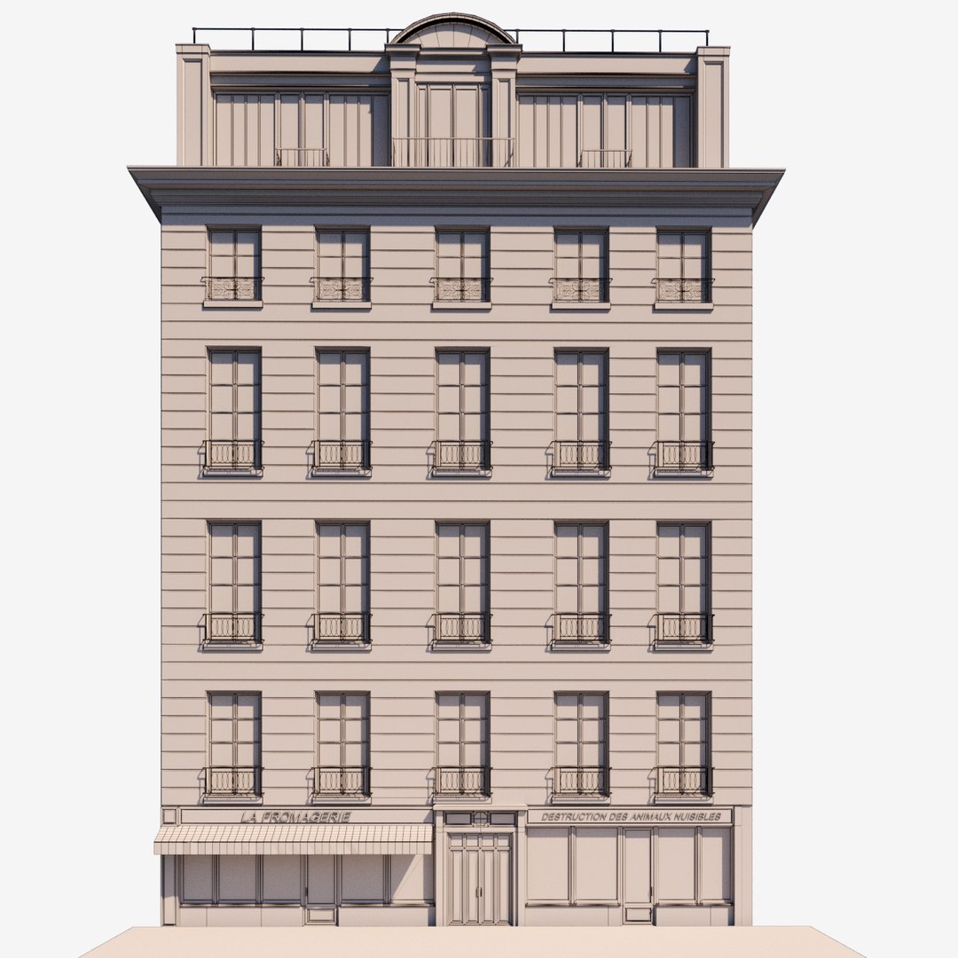 3D Building Walls Model - TurboSquid 1471404