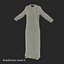 Traditional Arab Ladies Dress 3d Model