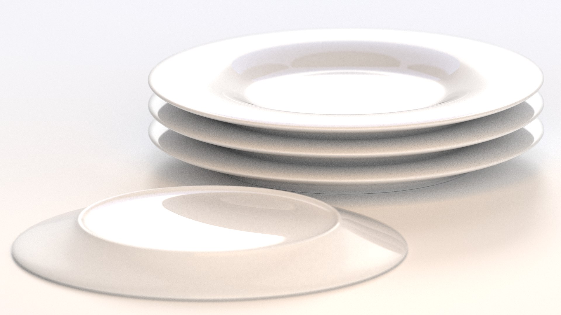 Plate Food 3d Model