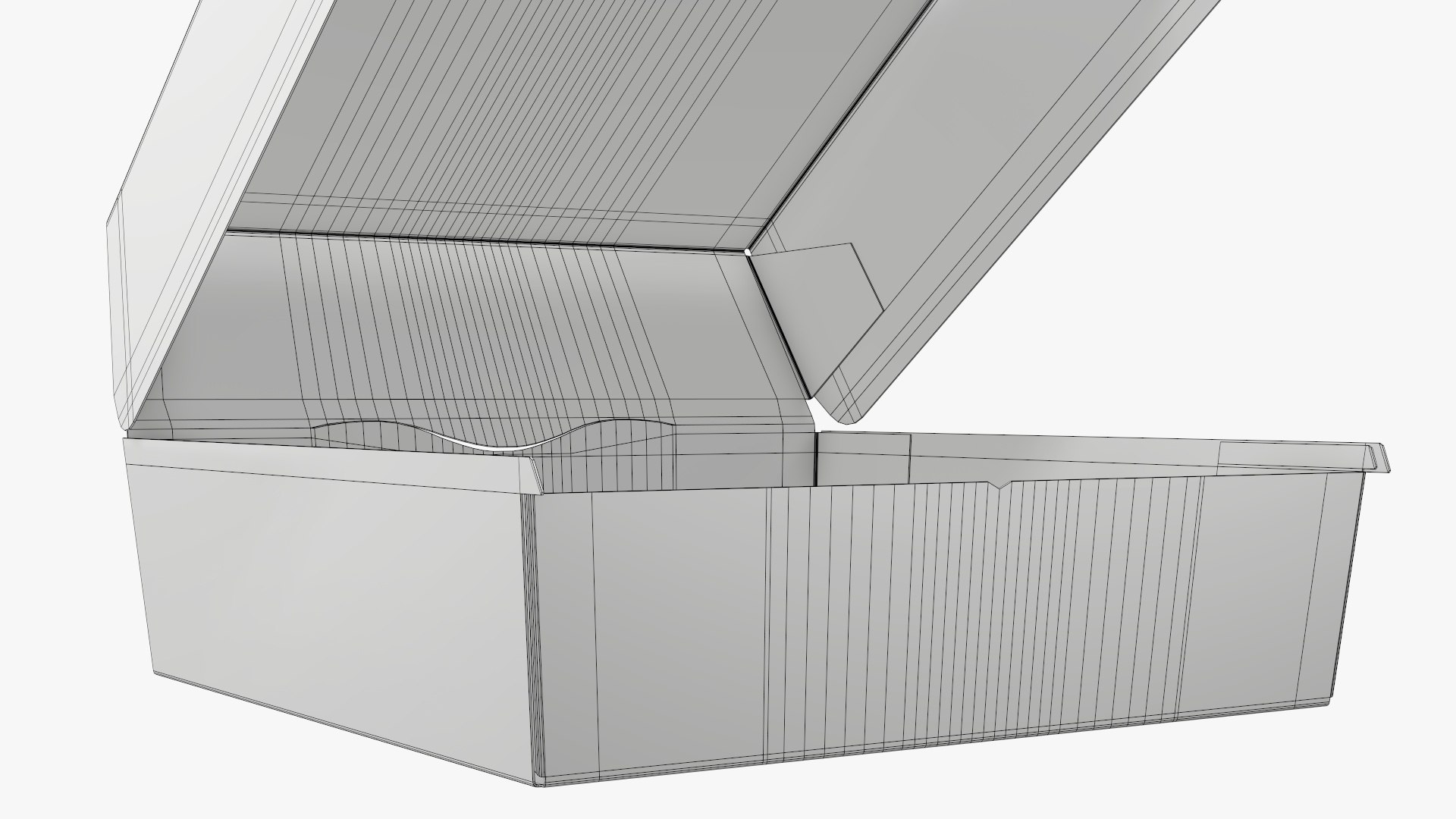 Box Food Corrugated 3D Model - TurboSquid 1593176