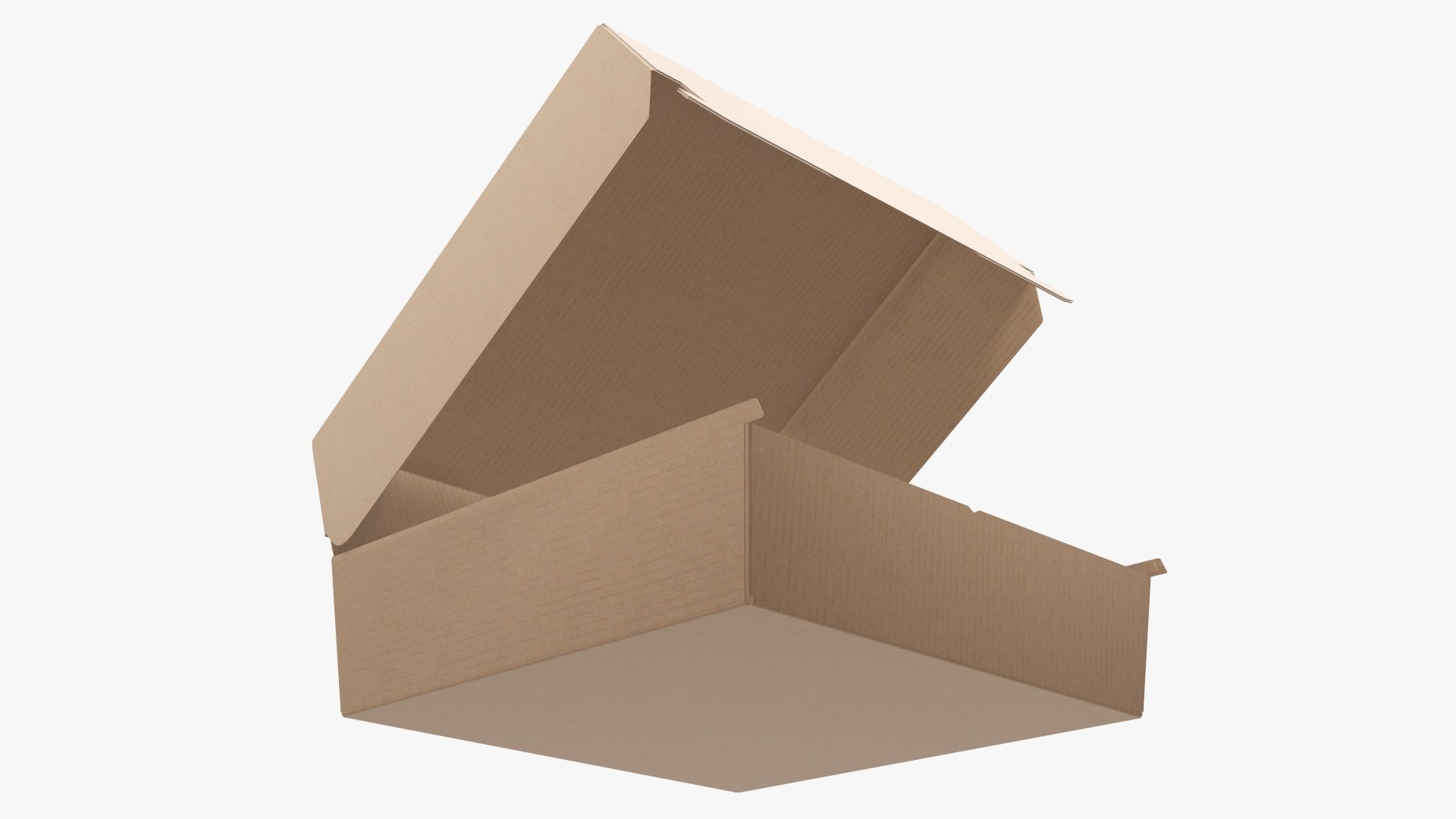 Box Food Corrugated 3D Model - TurboSquid 1593176