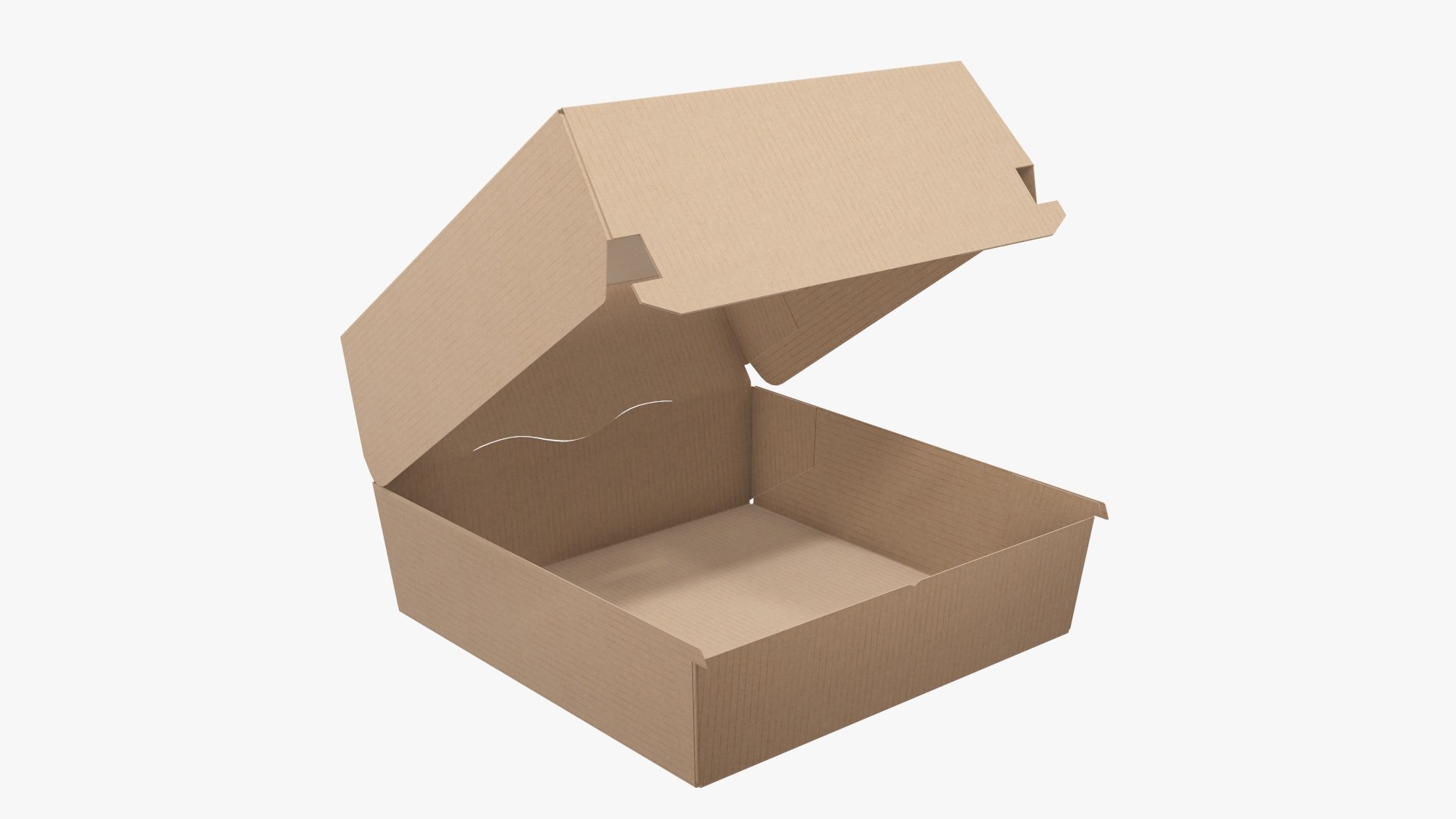 Box Food Corrugated 3D Model - TurboSquid 1593176
