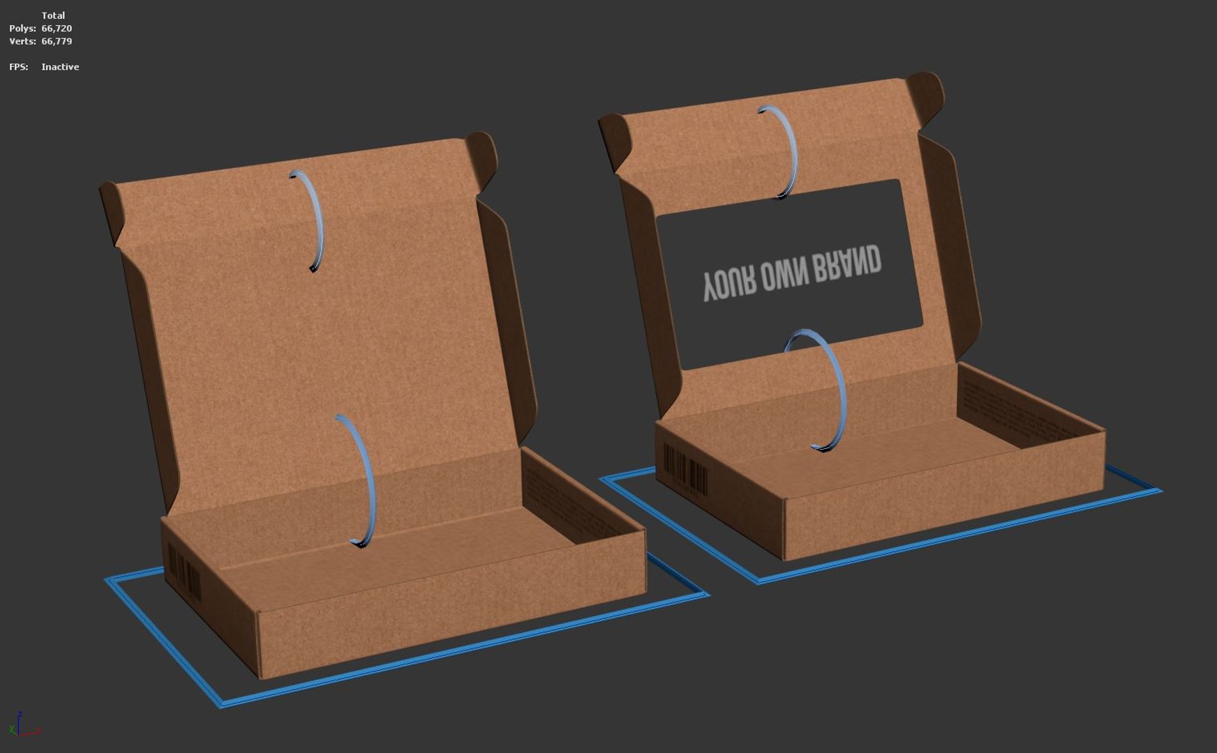 2 Cardboards box rigged animated 3D - TurboSquid 1829667