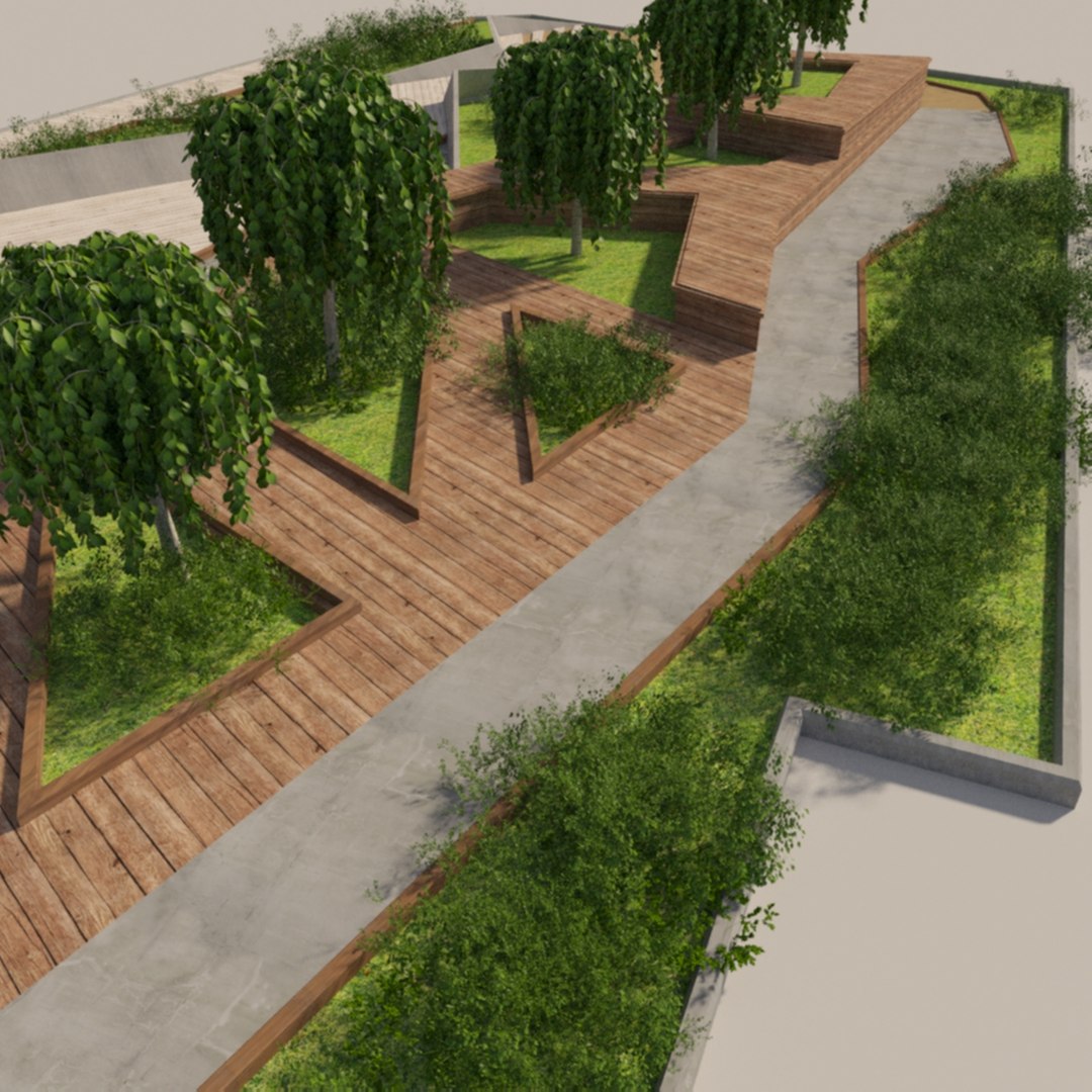 Park Corona Trees 3D - TurboSquid 1632313