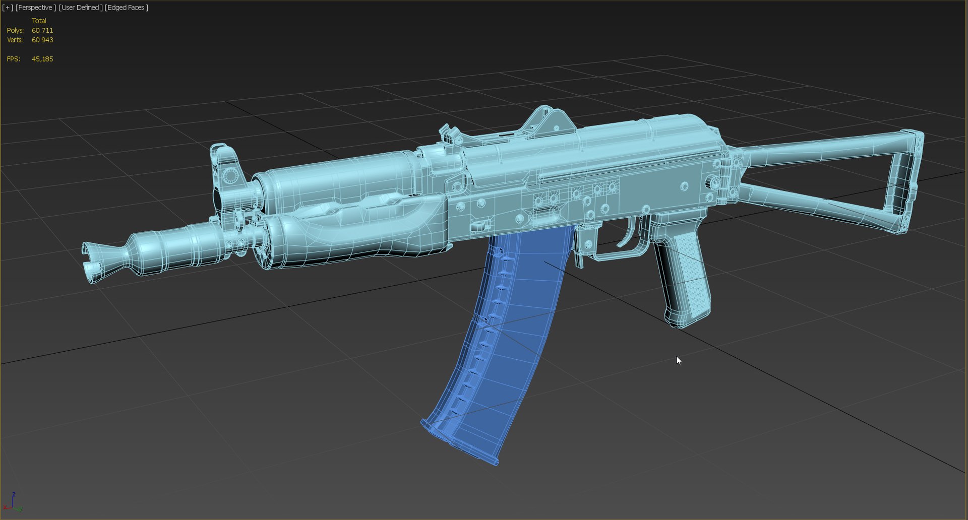 AKS-74U 3D Model - TurboSquid 1939401