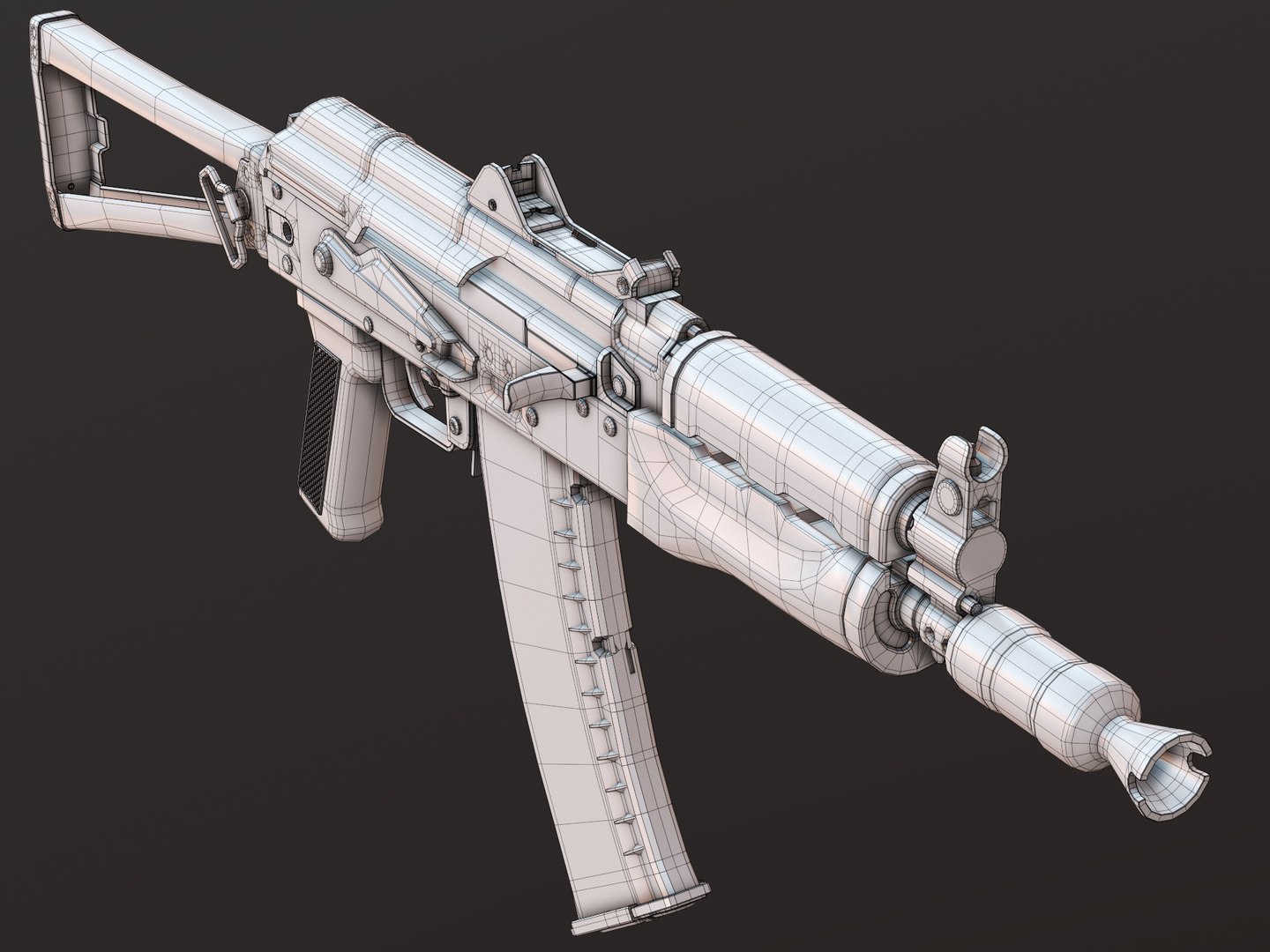 AKS-74U 3D Model - TurboSquid 1939401