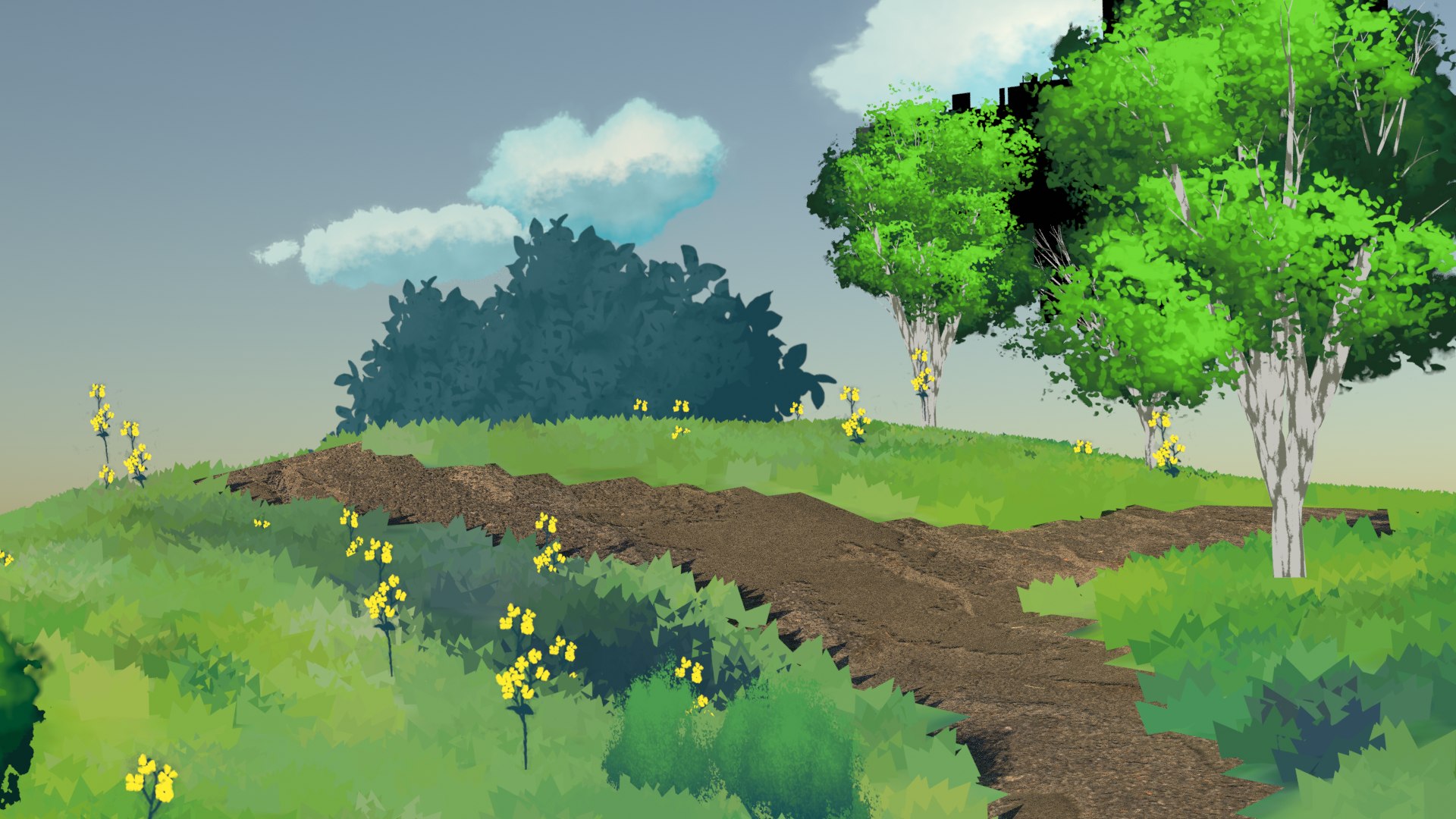 3D Anime City Cartoon Landscape - TurboSquid 2141968