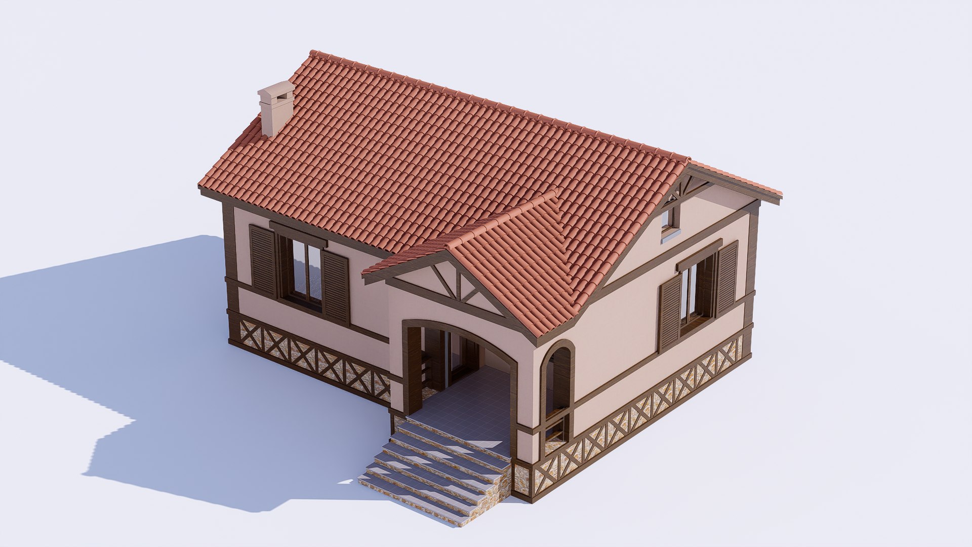 3D Village House - TurboSquid 2264145