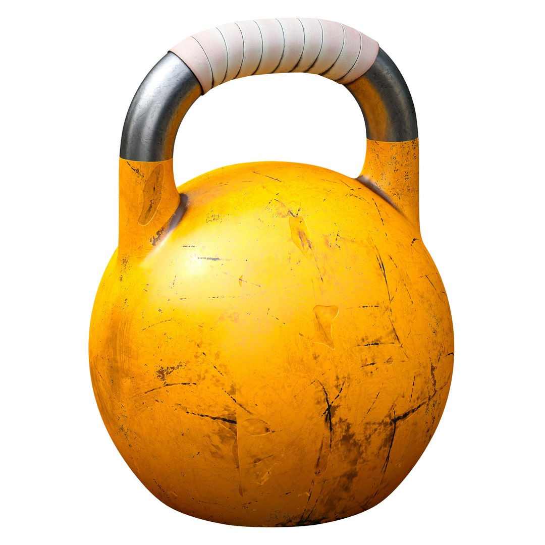 Old weights worn out - set model - TurboSquid 2044150