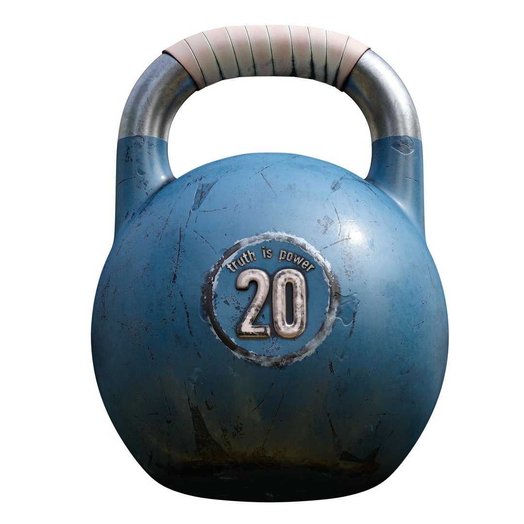 Old weights worn out - set model - TurboSquid 2044150