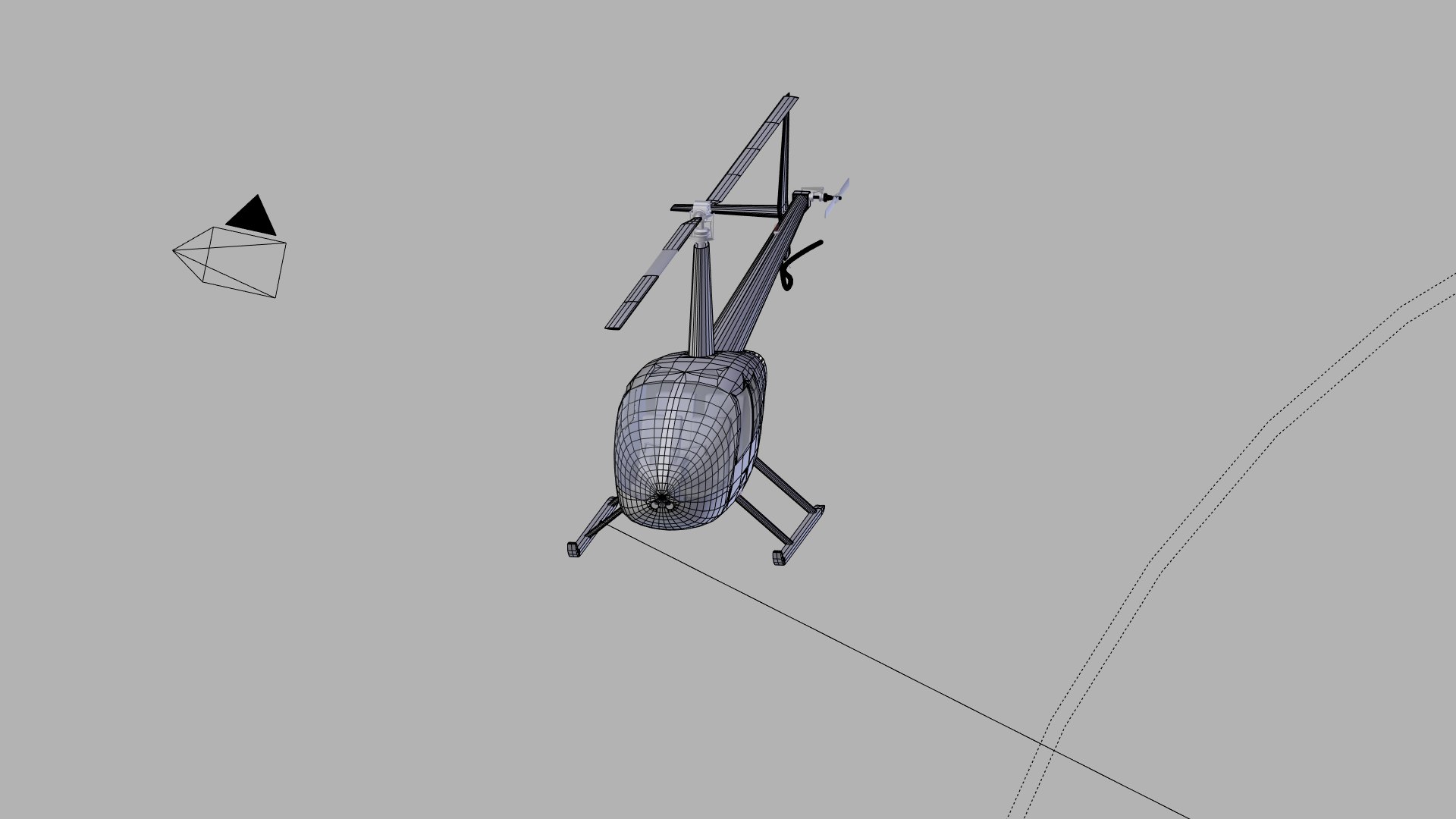 3D Model Helicopter Blender - TurboSquid 1235440