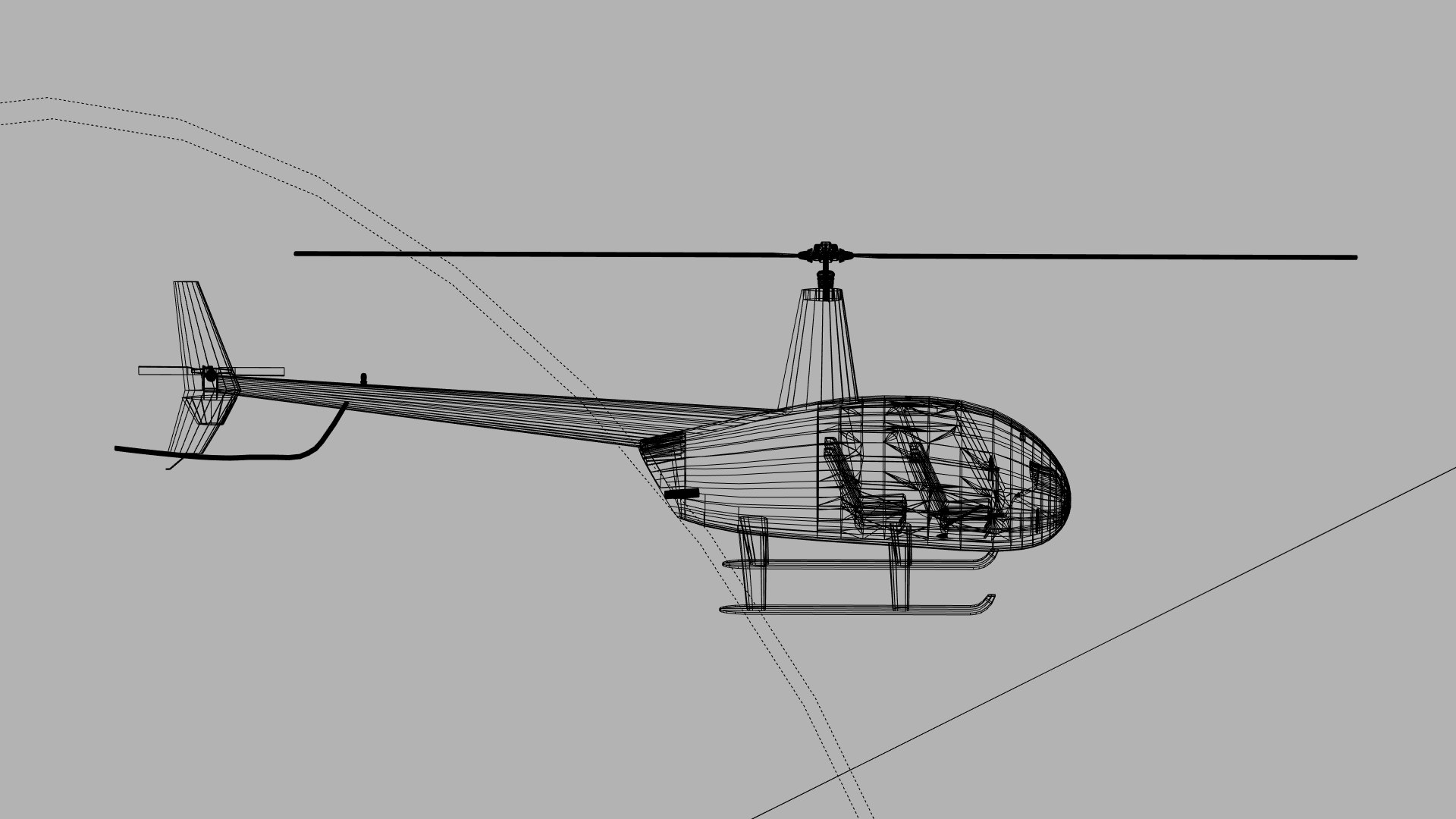 3D Model Helicopter Blender - TurboSquid 1235440