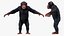 3D Chimpanzee T-pose Light Fur Animal - TurboSquid 1441049