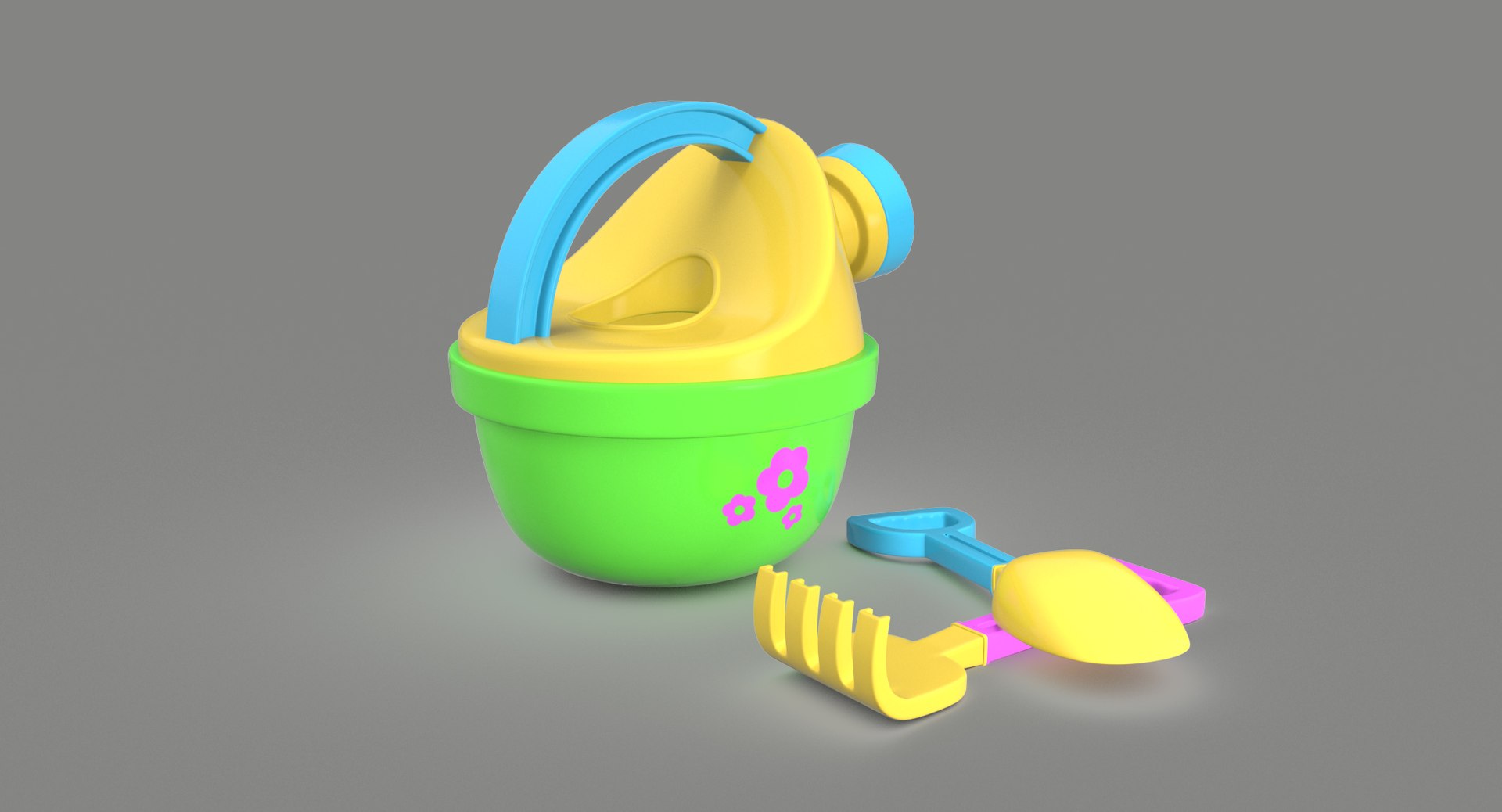 Realistic Sand Toys Model - TurboSquid 1157243