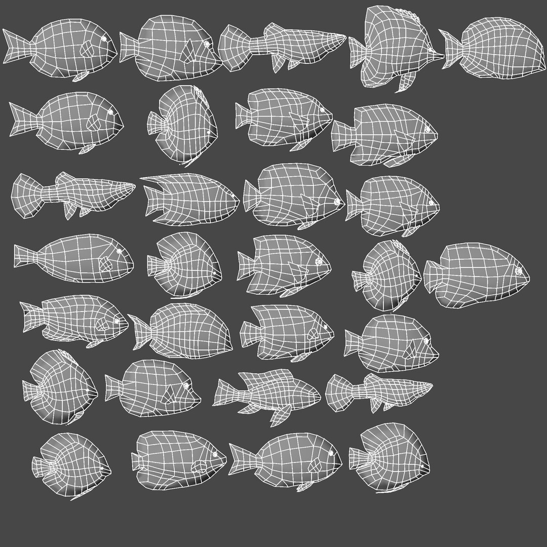 3D fish aquarium model - TurboSquid 1255203