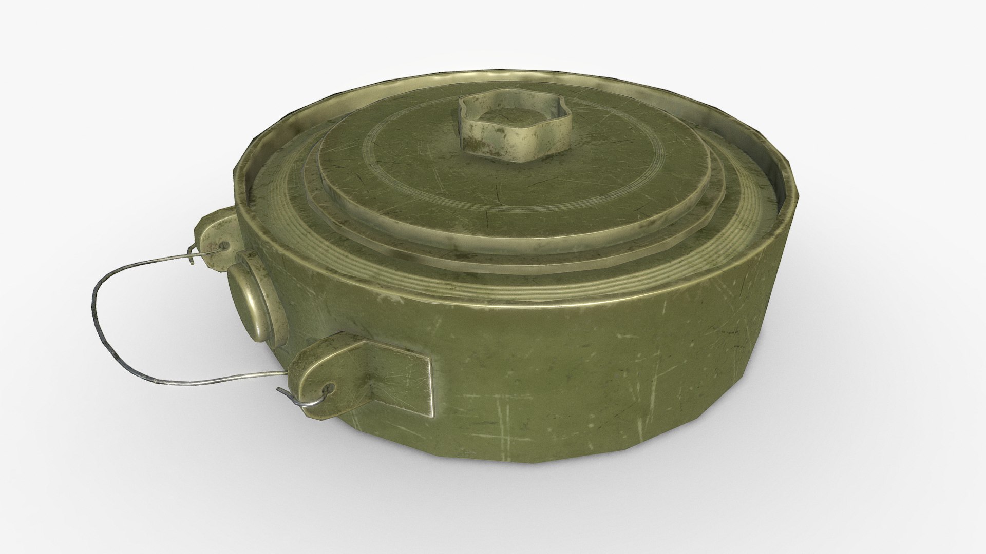 3D Anti Tank Landmine - TurboSquid 2161908