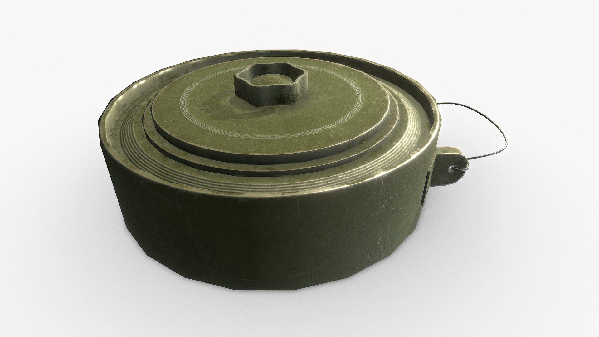3D Anti Tank Landmine - TurboSquid 2161908