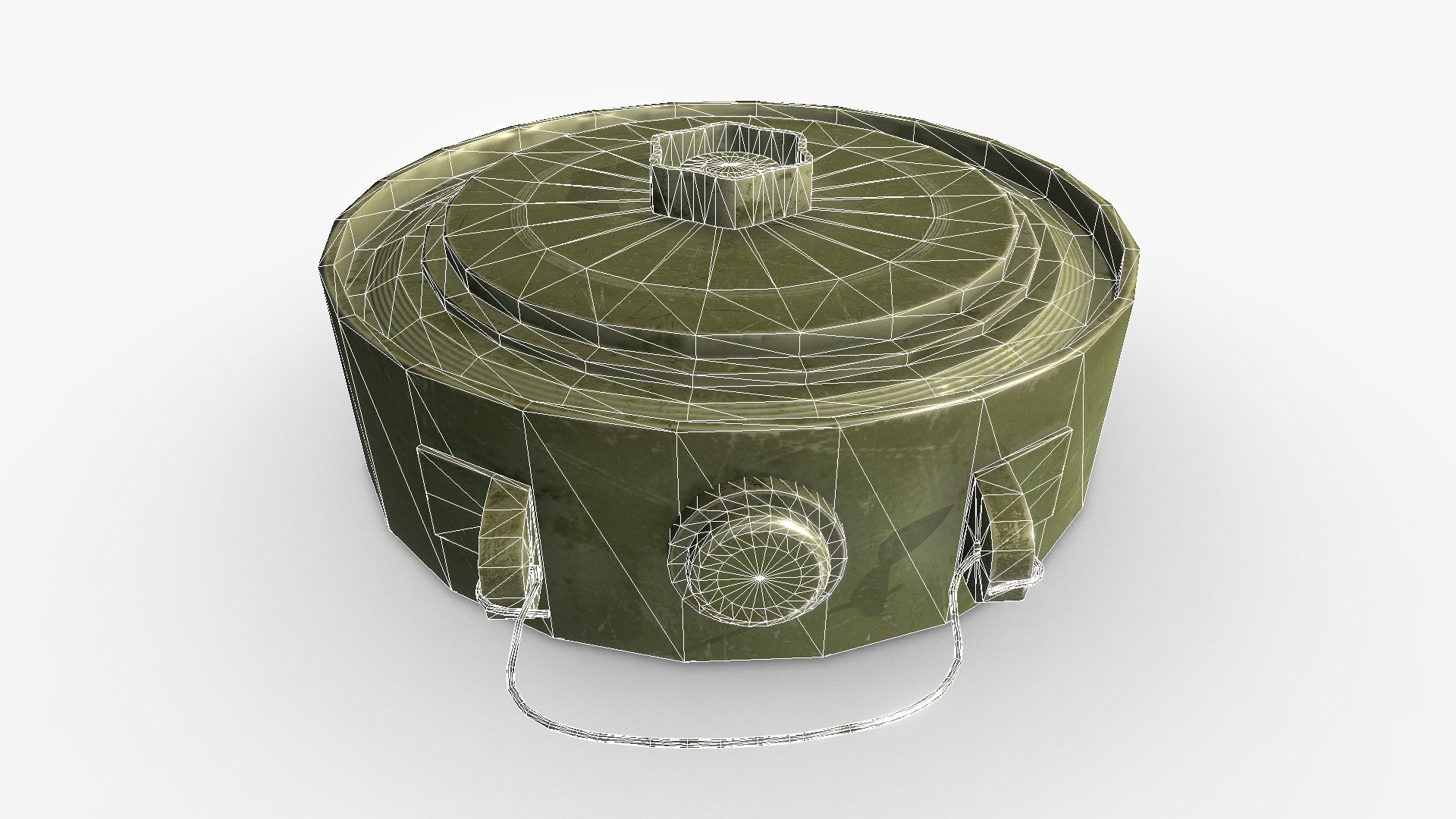 3D Anti Tank Landmine - TurboSquid 2161908