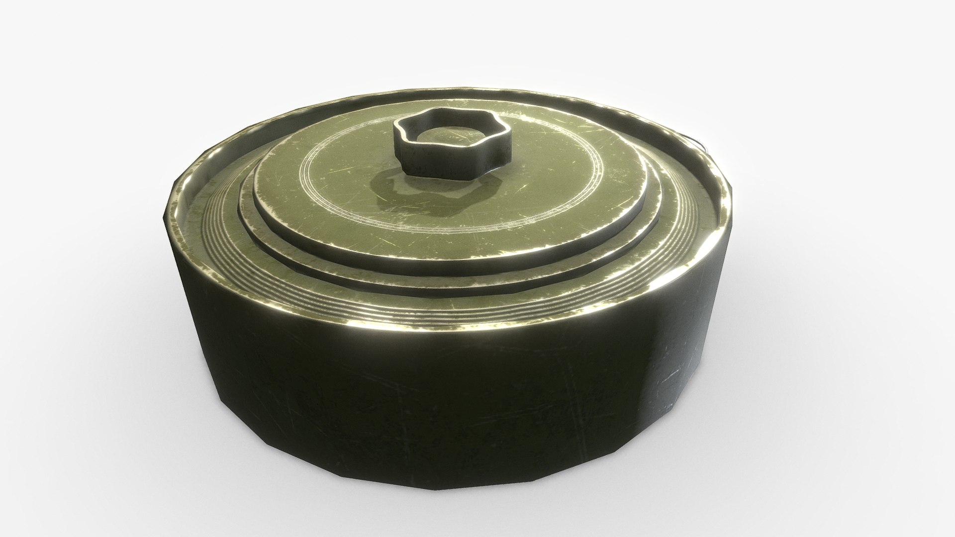 3D Anti Tank Landmine - TurboSquid 2161908