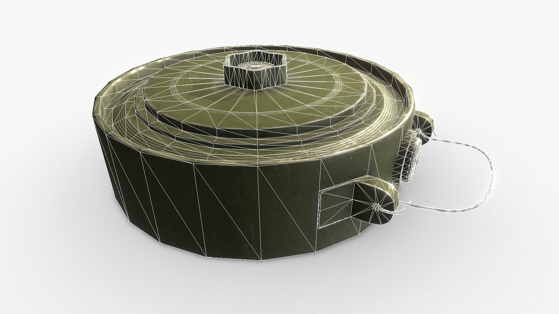 3D Anti Tank Landmine - TurboSquid 2161908