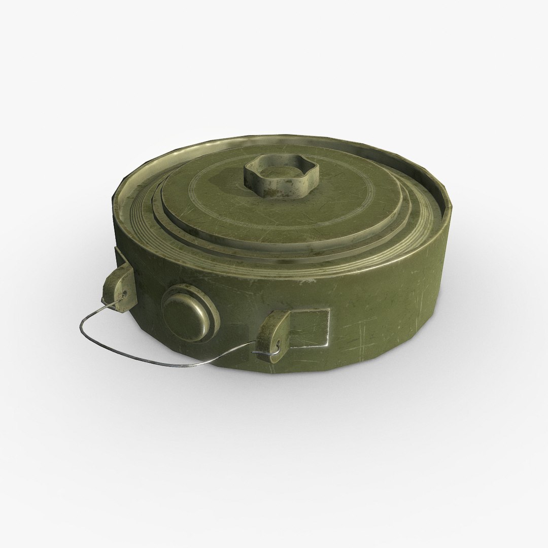 3D Anti Tank Landmine - TurboSquid 2161908