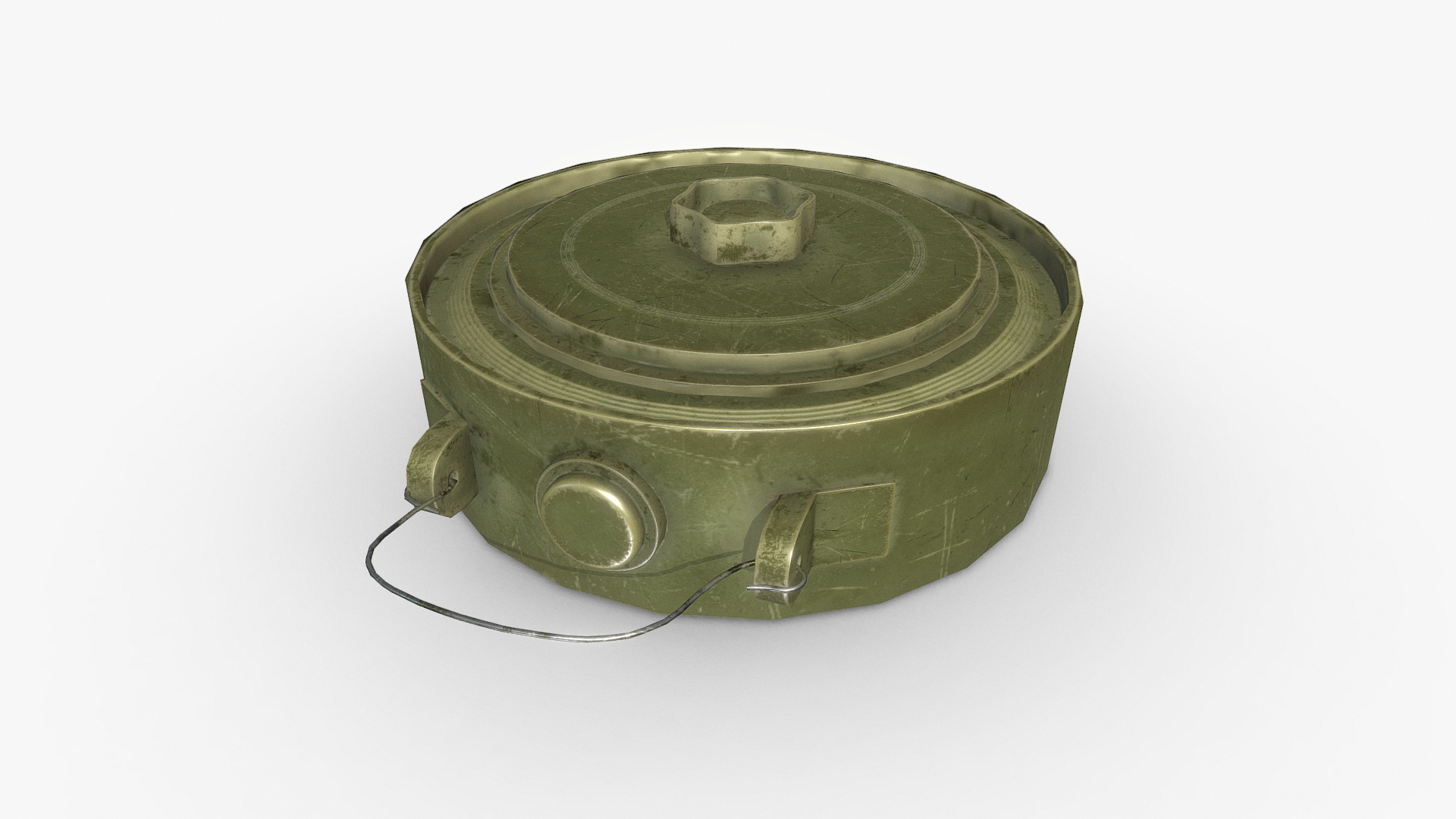 3D Anti Tank Landmine - TurboSquid 2161908