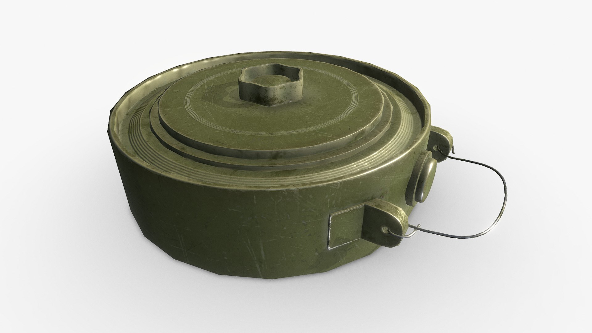 3D Anti Tank Landmine - TurboSquid 2161908