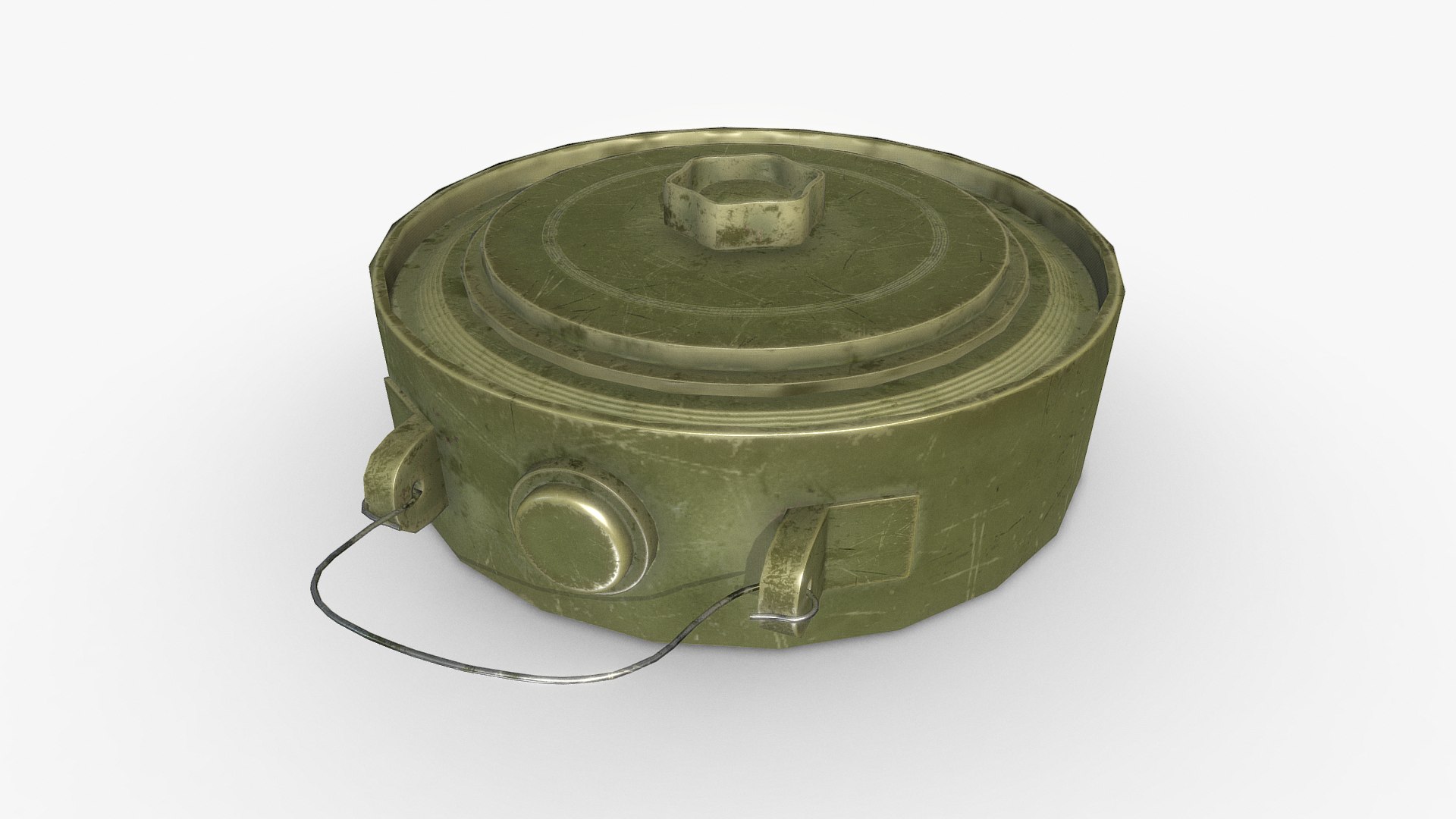 3D Anti Tank Landmine - TurboSquid 2161908