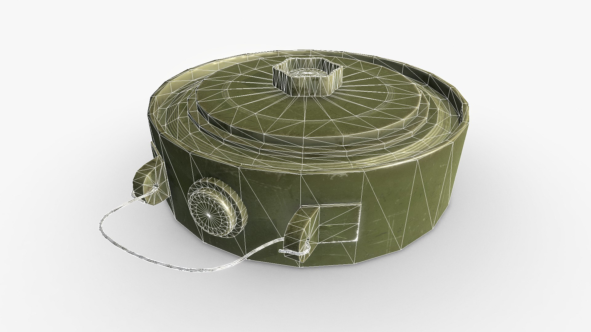 3D Anti Tank Landmine - TurboSquid 2161908