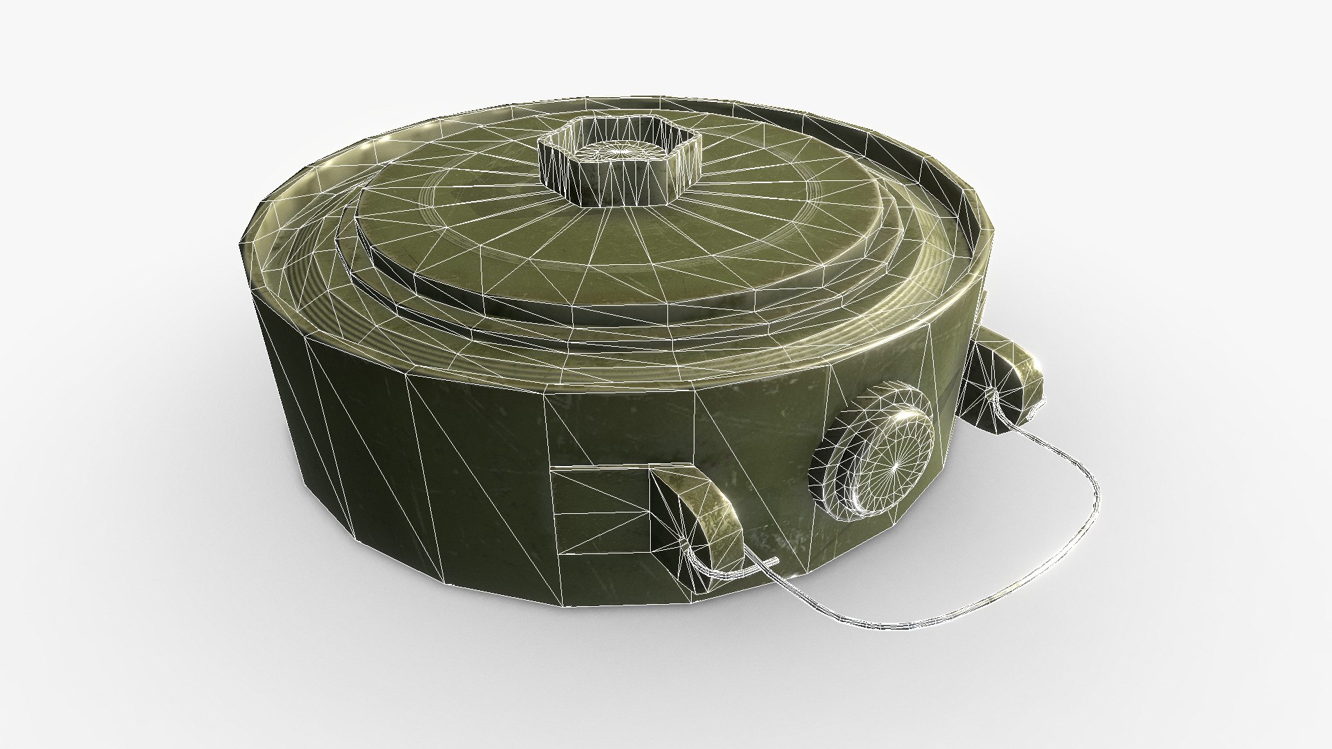 3D Anti Tank Landmine - TurboSquid 2161908