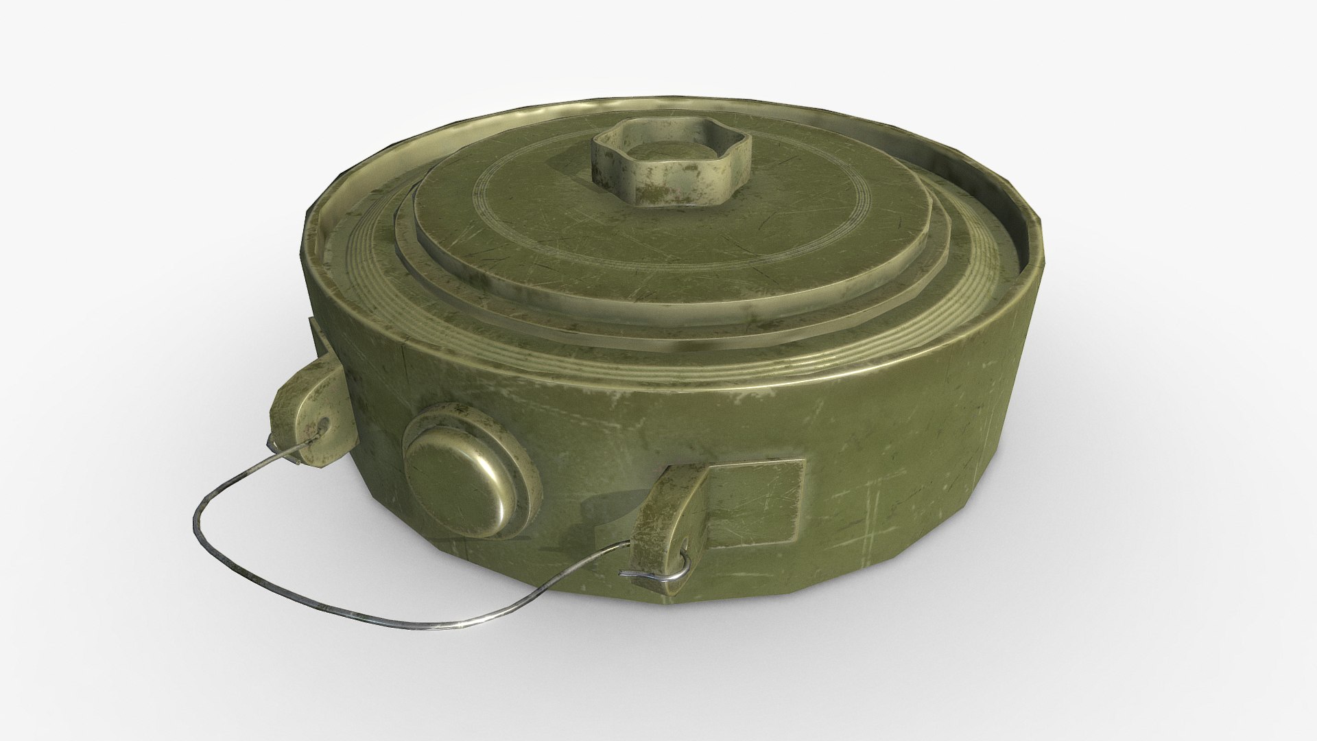 3D Anti Tank Landmine - TurboSquid 2161908