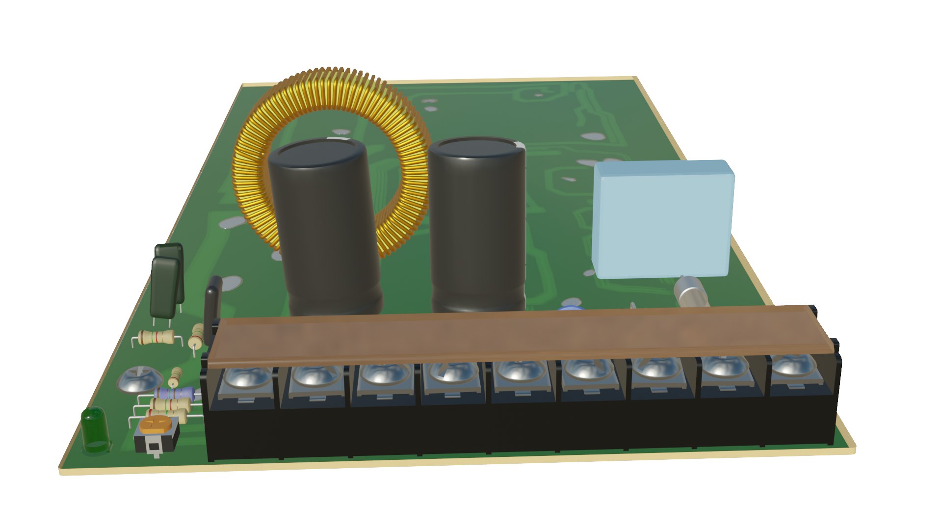 3D Electronic Board Model - TurboSquid 1892892