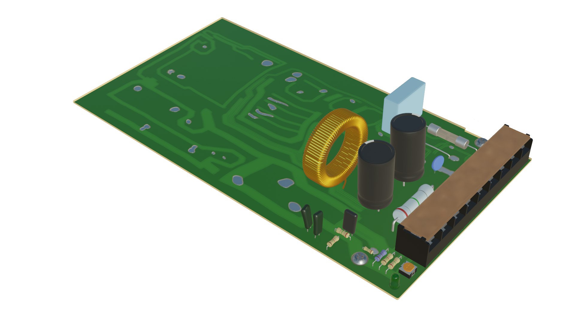 3D Electronic Board Model - TurboSquid 1892892