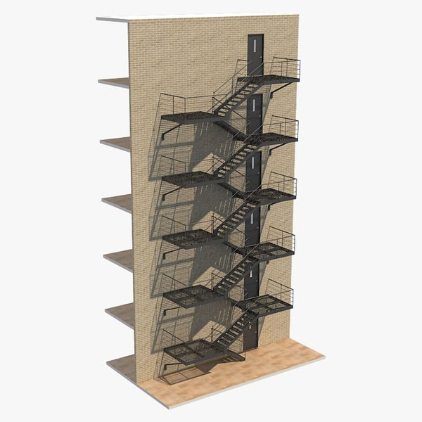 Fire Escape 3D Models for Download | TurboSquid