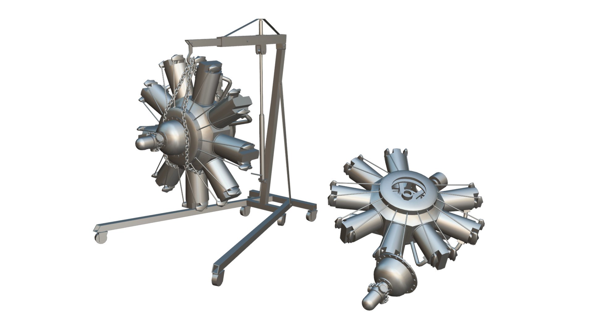 Radial Engine Start Up