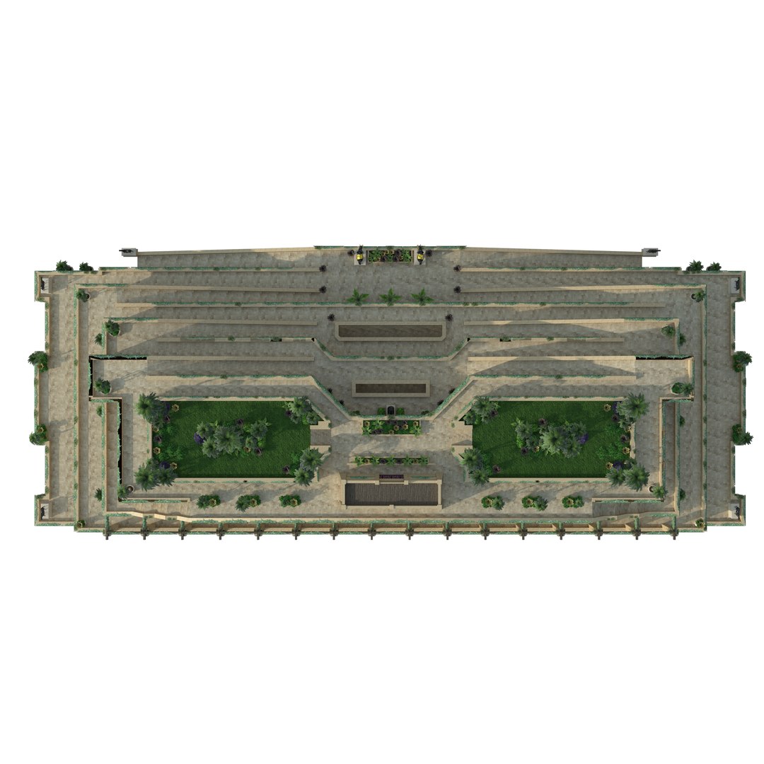 3D Hanging Gardens Babylon Model - TurboSquid 1218731